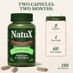 NatuX capsules for daily vitality