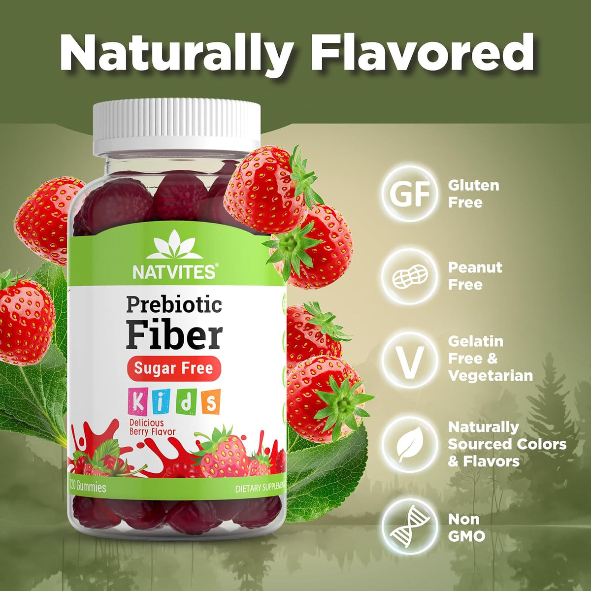 Natvites fiber gummies for kids