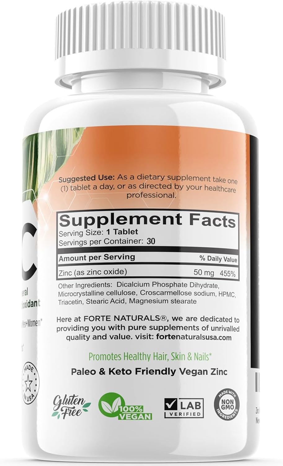 nausea-free zinc formula for GLP1 users
