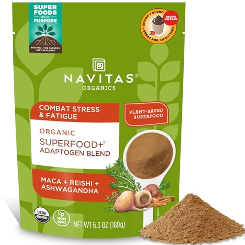 Navitas Organics adaptogen blend benefits