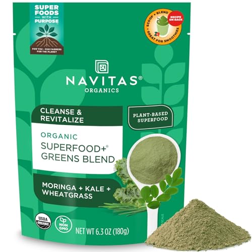 Navitas Organics greens powders for smoothies