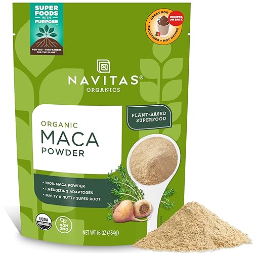 Navitas Organics maca powder for energy