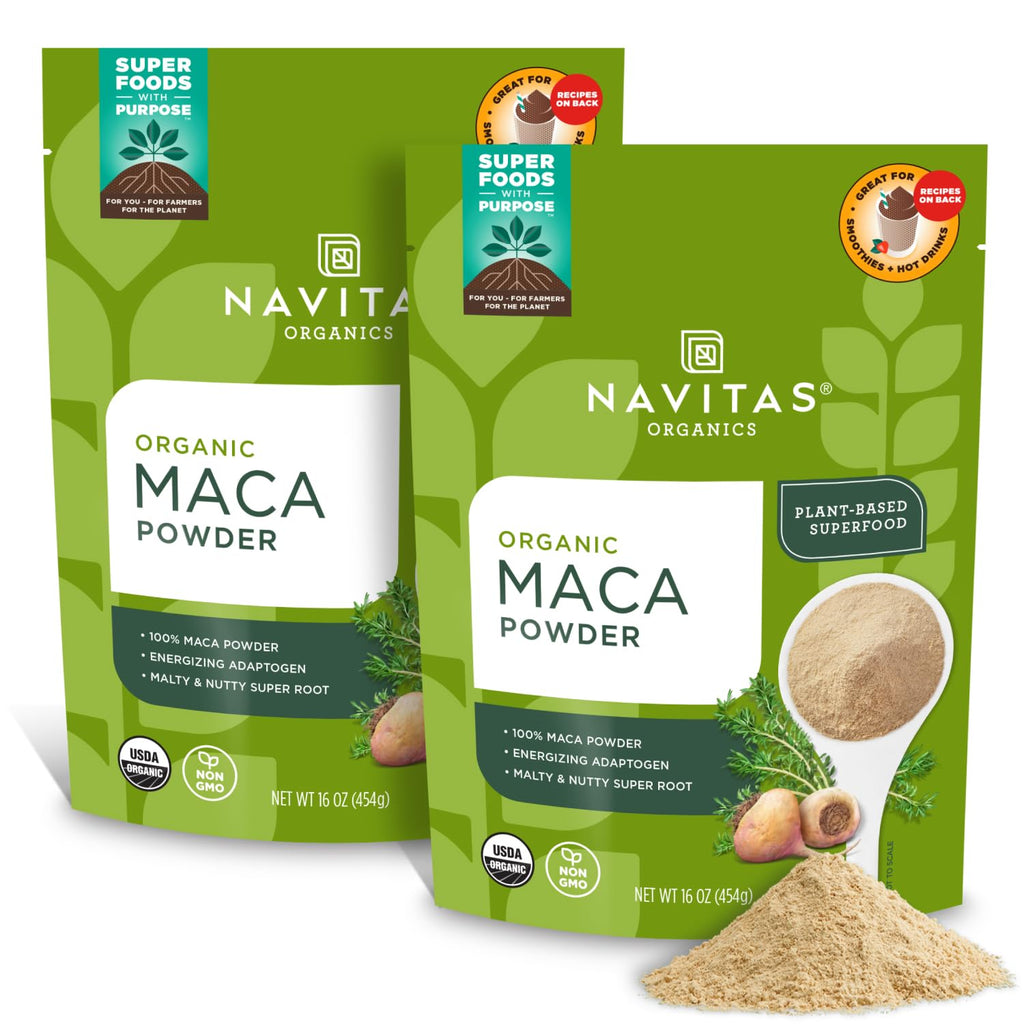 Navitas Organics maca powder for energy