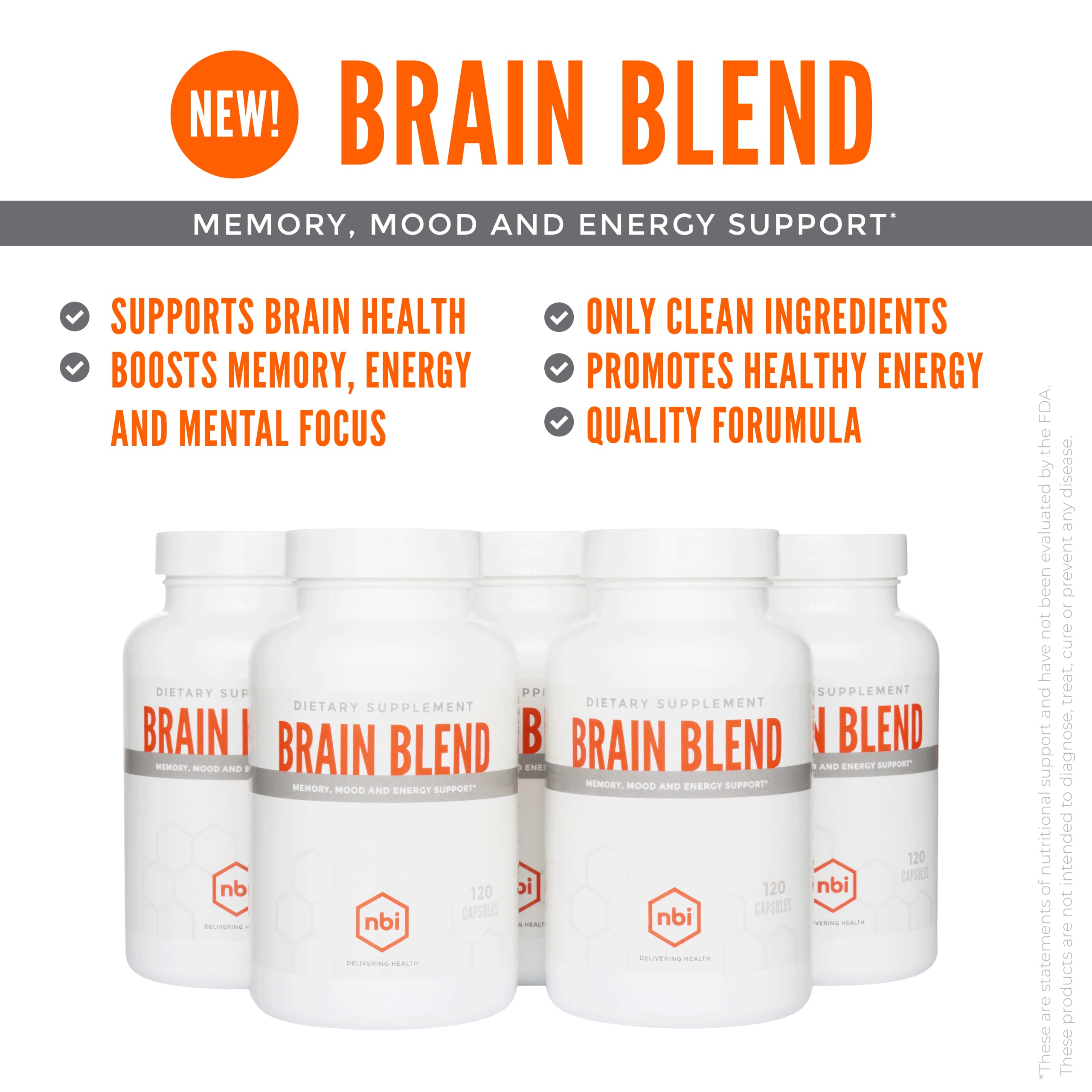 NBI Brain Blend supports overall wellness