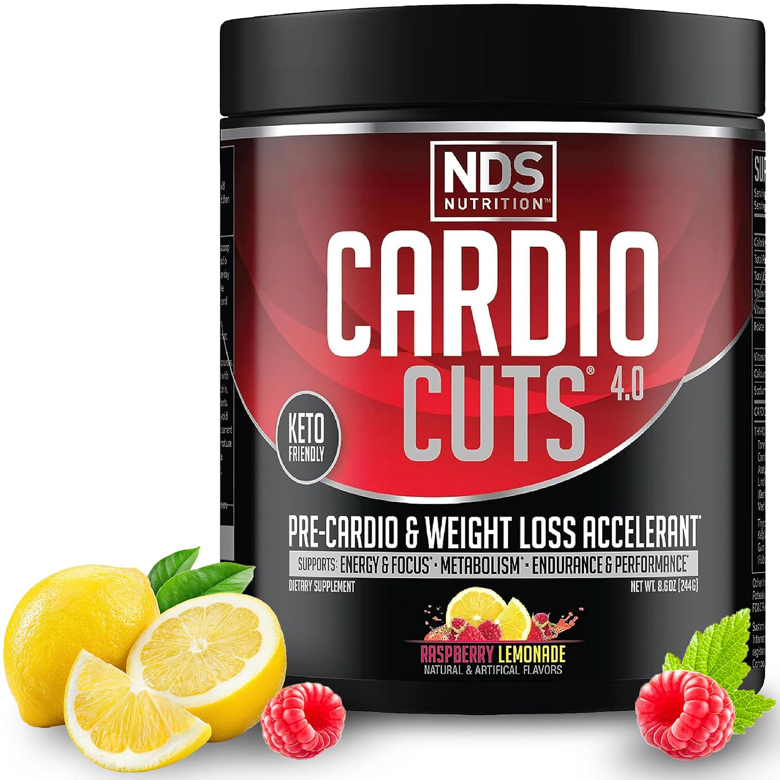 NDS Nutrition pre-workout raspberry lemonade