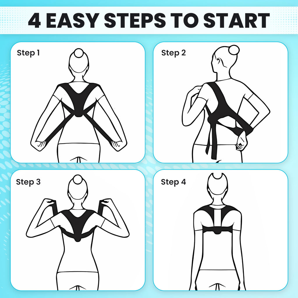 neck and shoulder support brace for comfort