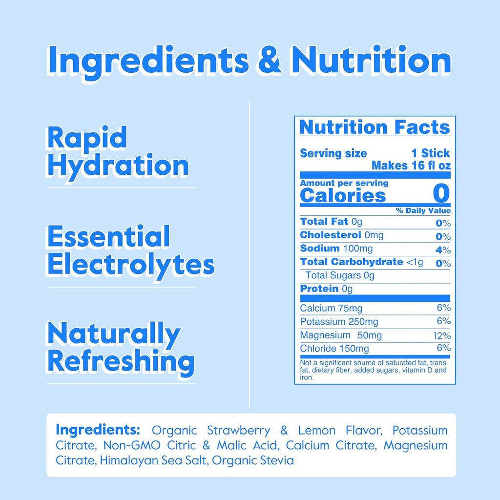 Nectar electrolytes for post-workout replenishment
