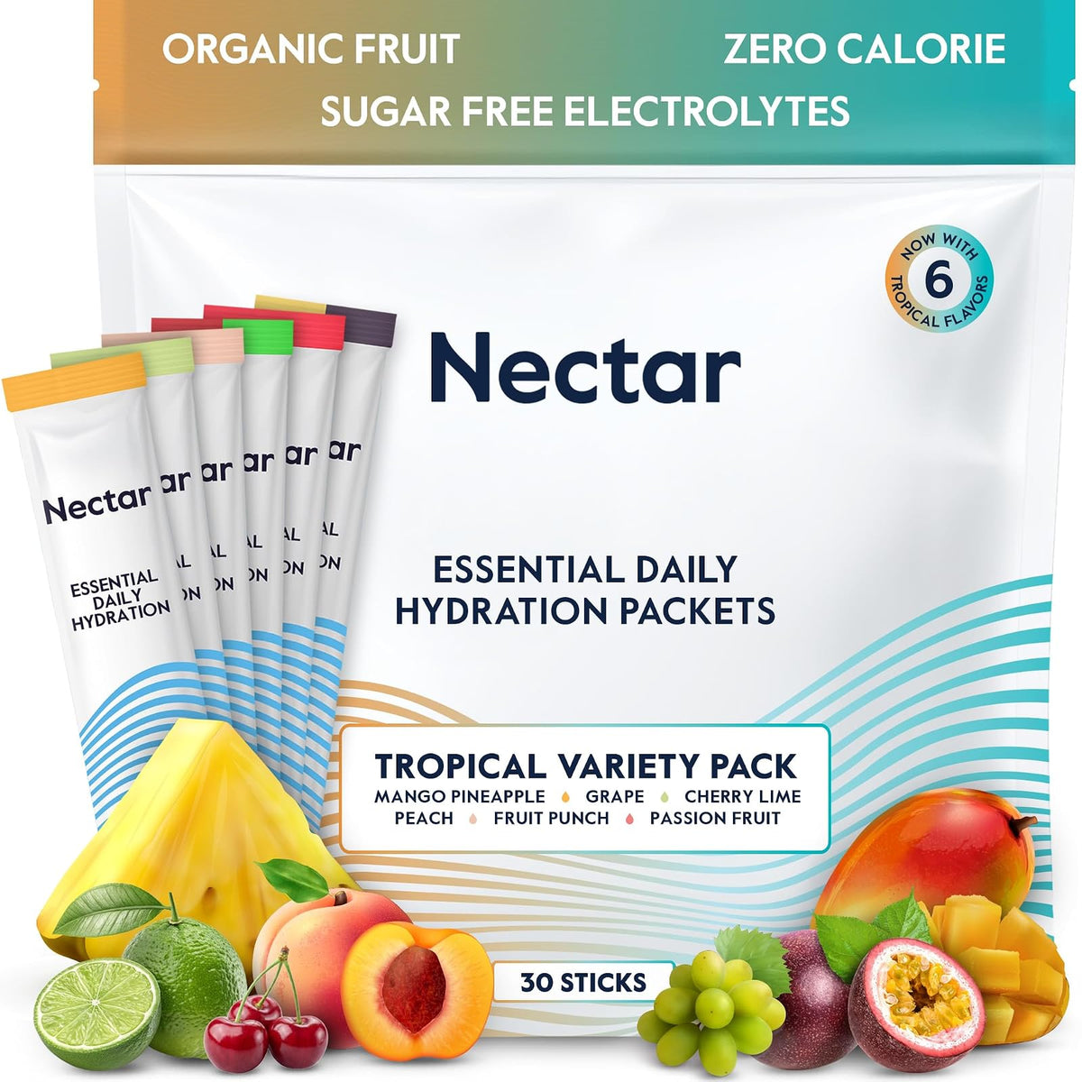 Nectar hydration packets for athletes
