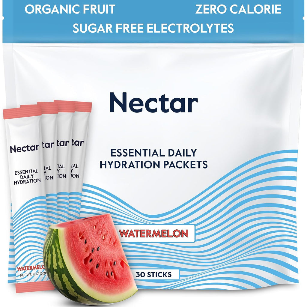 Nectar watermelon electrolyte powder packets