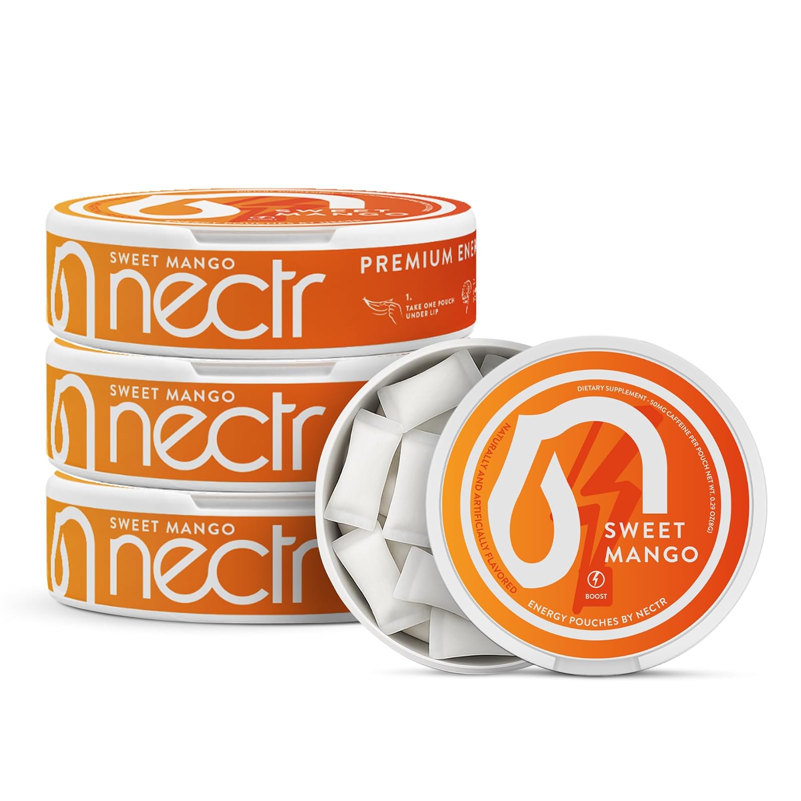 Nectr energy pouches for endurance