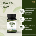 Neem 120 tablets for detox support