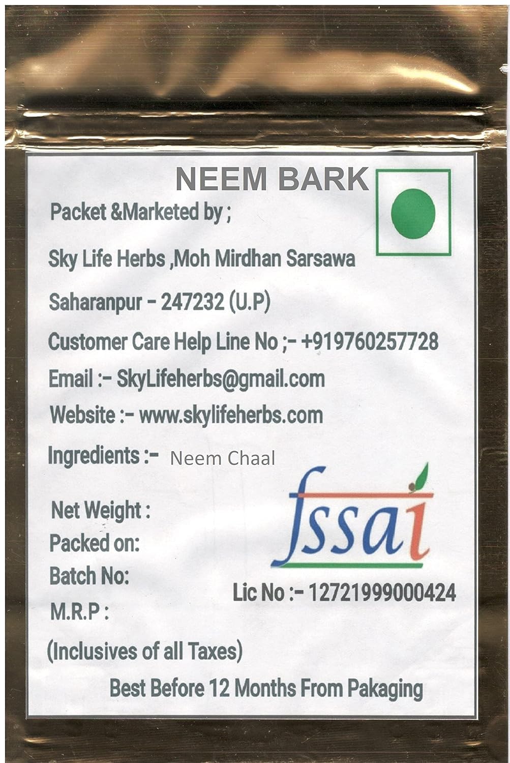 neem bark for natural skincare
