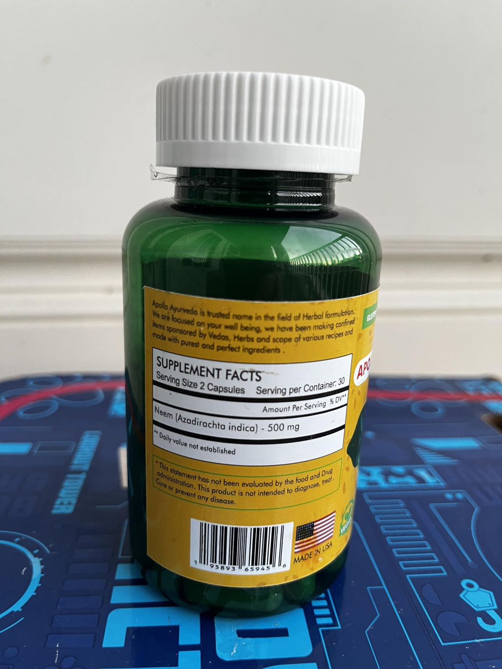 Neem capsules for daily health boost
