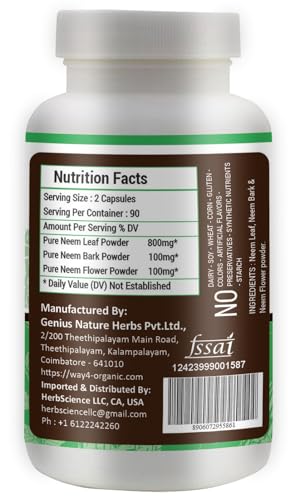 neem capsules for detox and cleansing