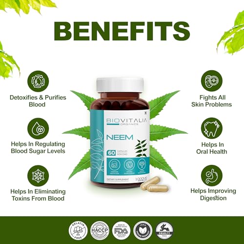 Neem capsules for immune support