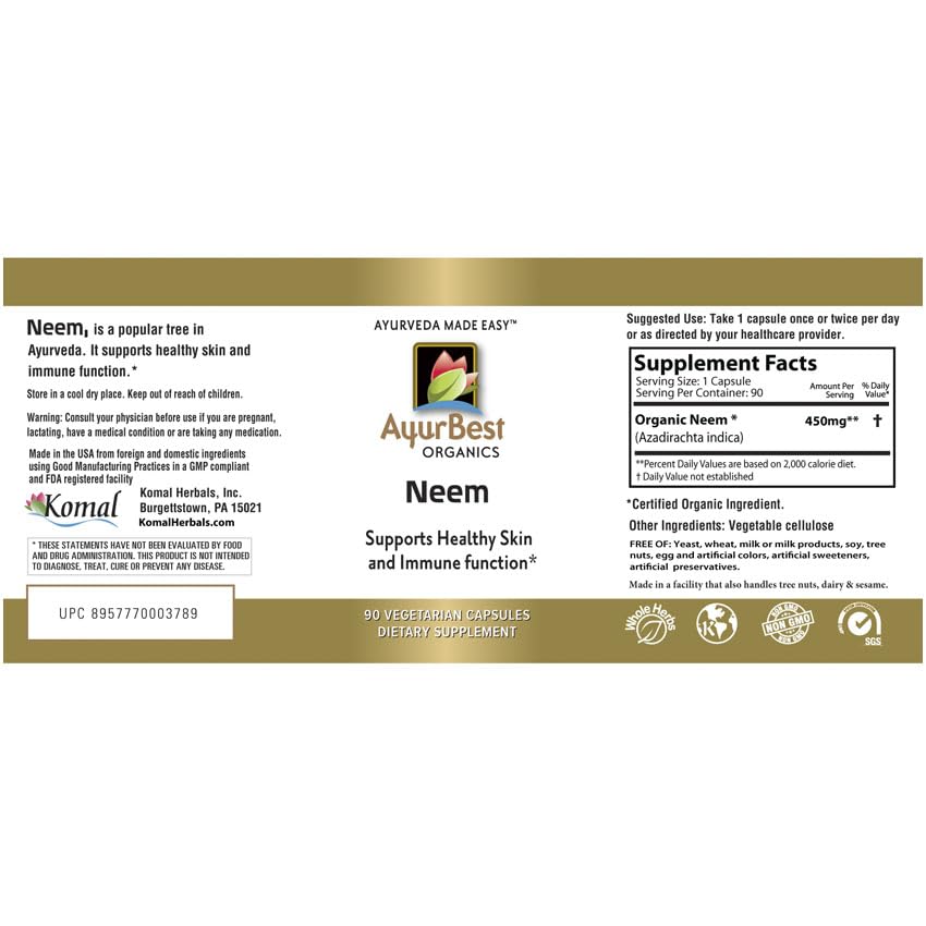 neem capsules for natural anti-inflammatory support