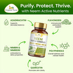 Neem capsules for skin health