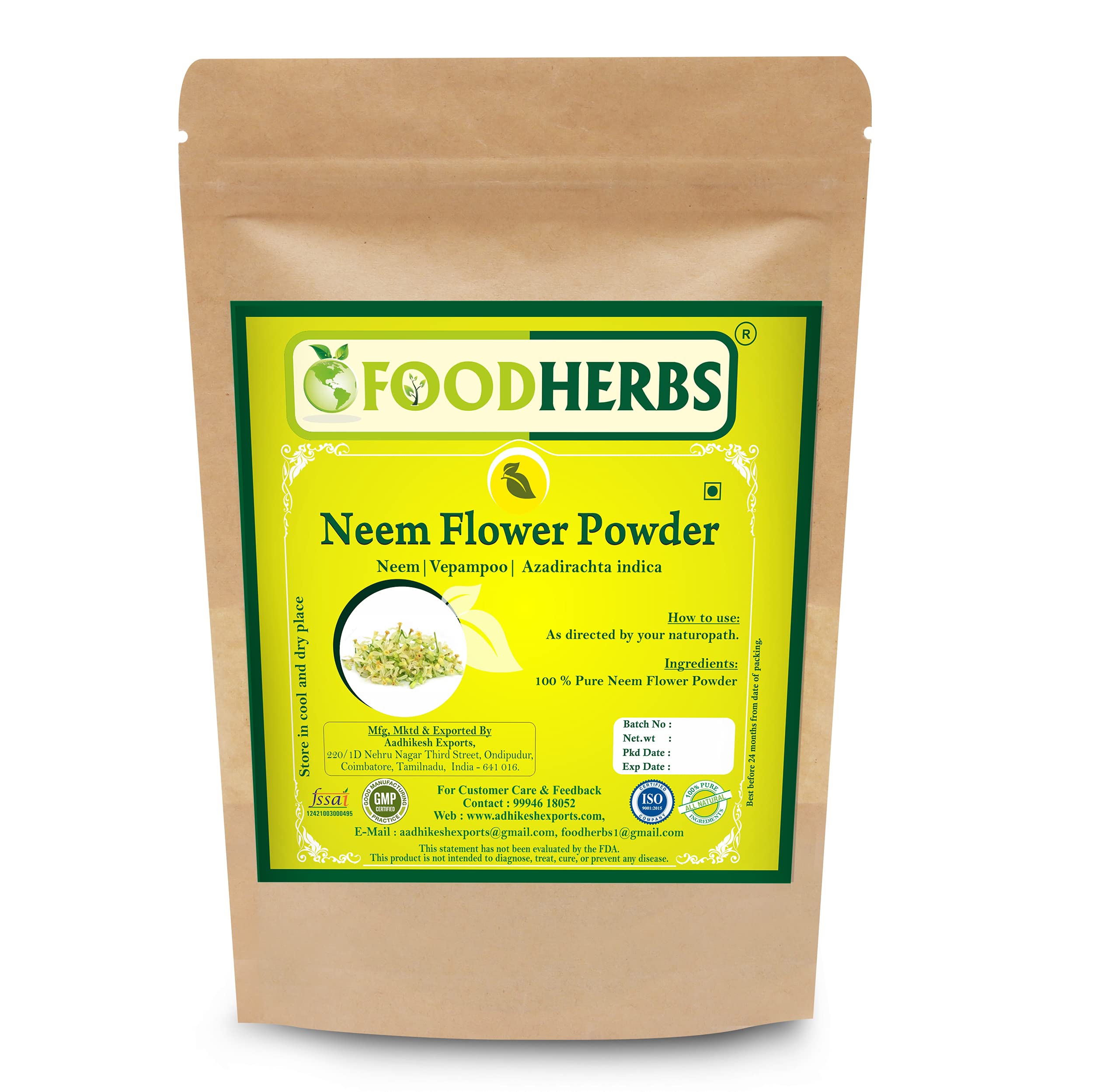 neem flower powder for gut health