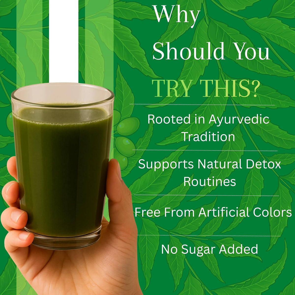 Neem juice for immune system support