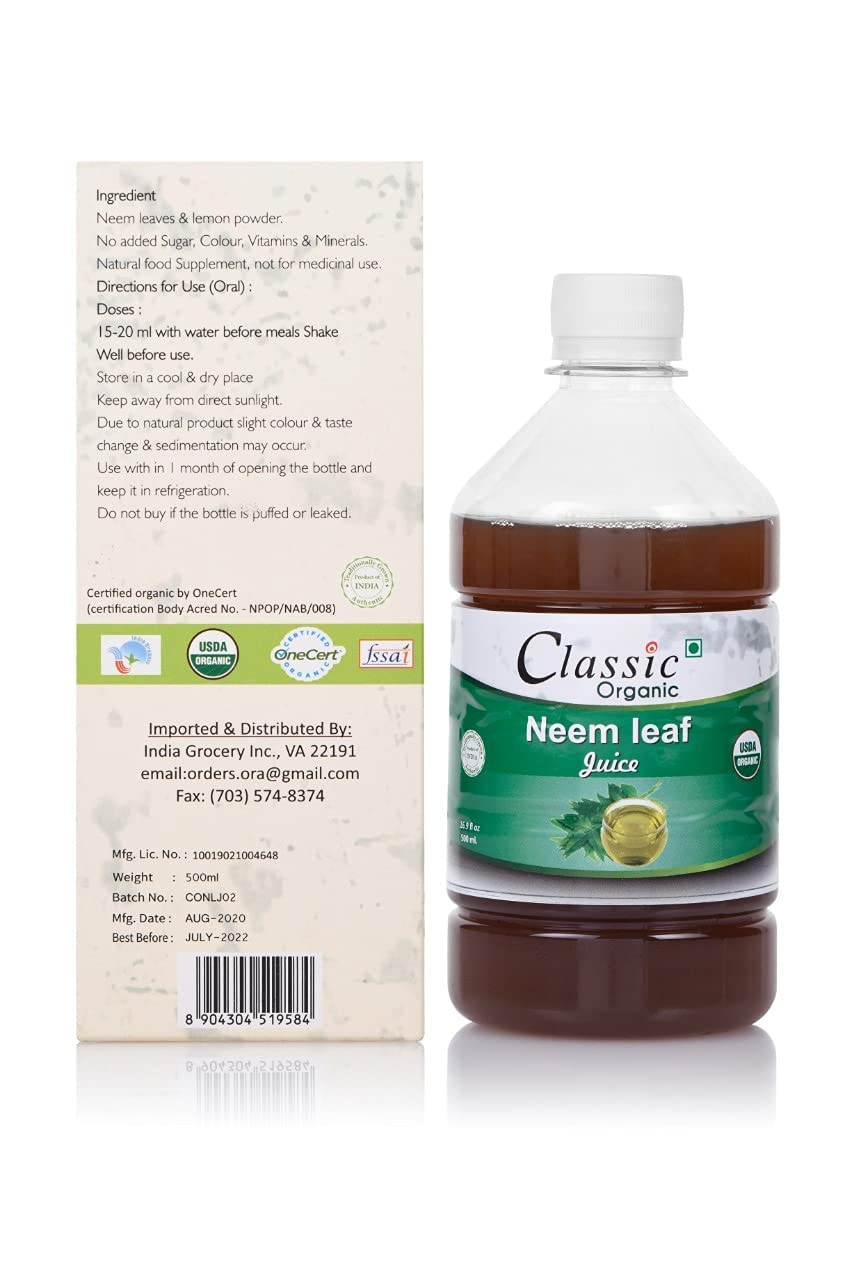 neem leaf juice for detoxification