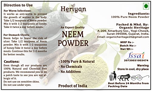 neem leaf powder for oral health