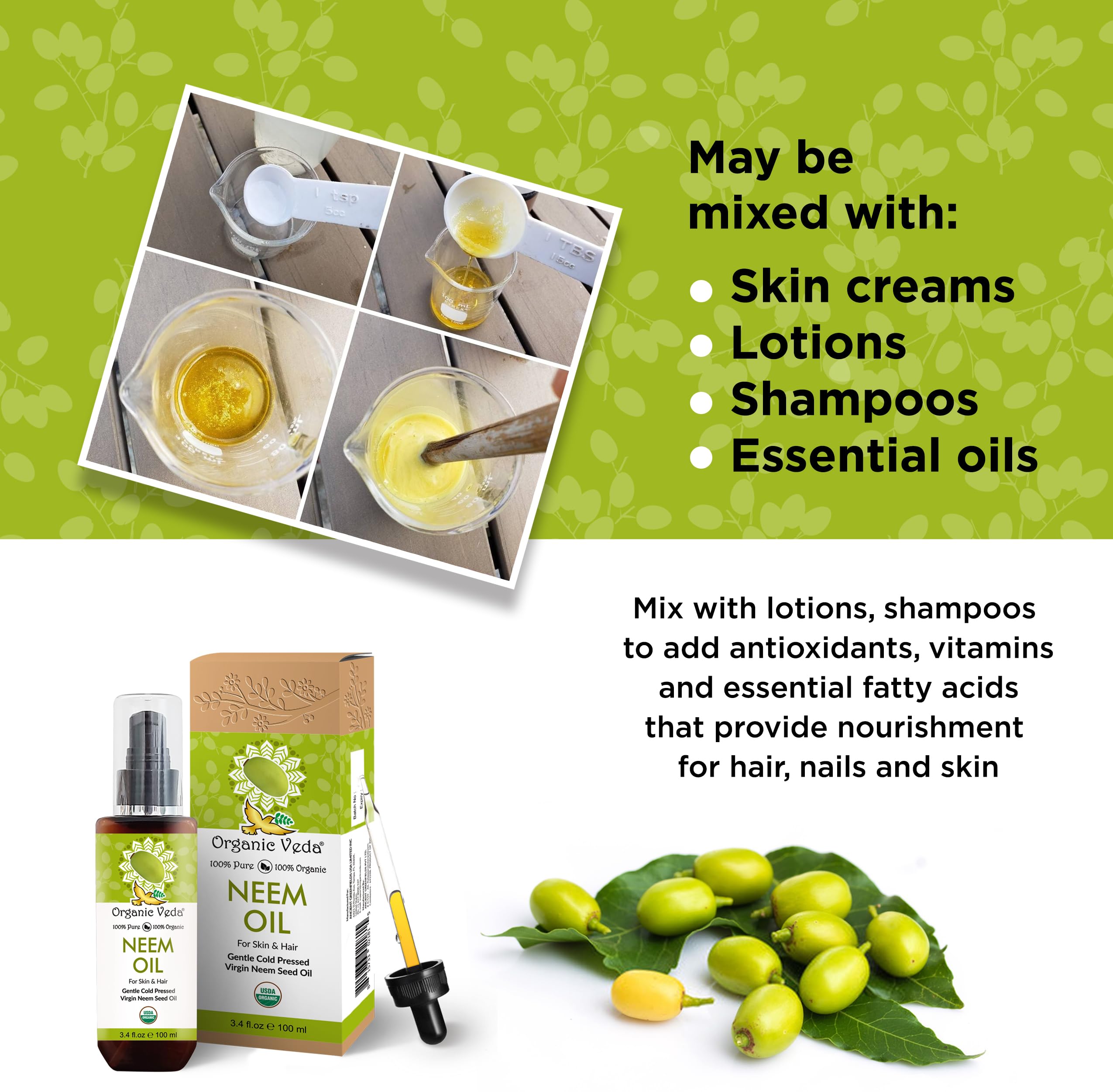 neem oil for nourishing scalp