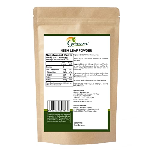 Neem powder for acne treatment