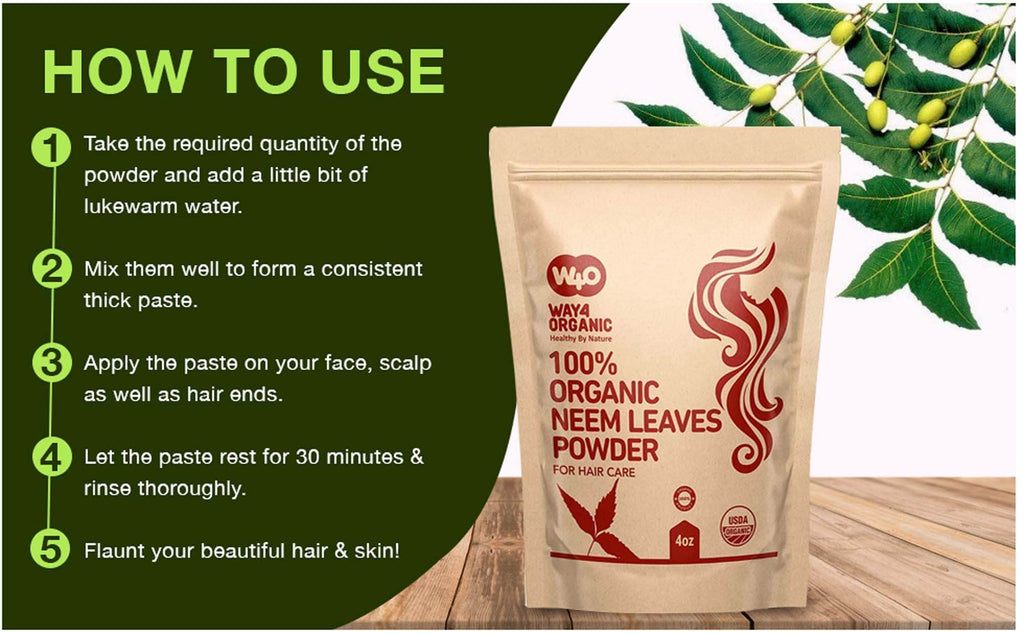 neem powder for blemish control