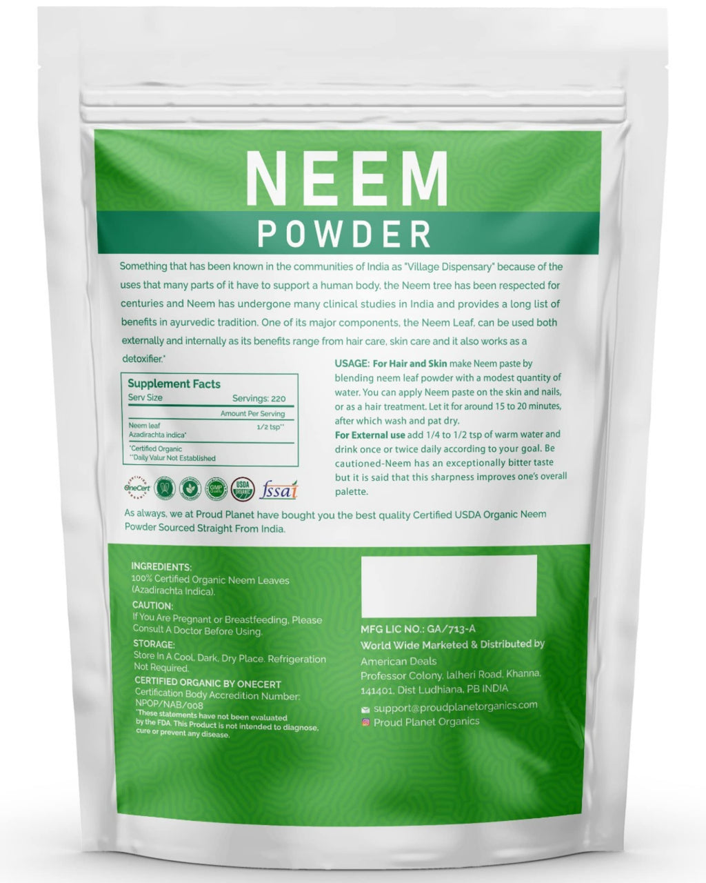 neem powder for blood health