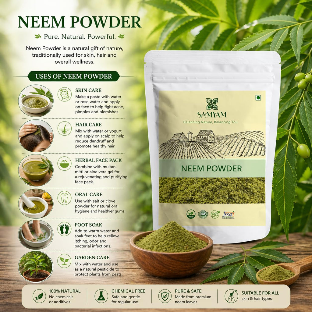 neem powder for clear skin