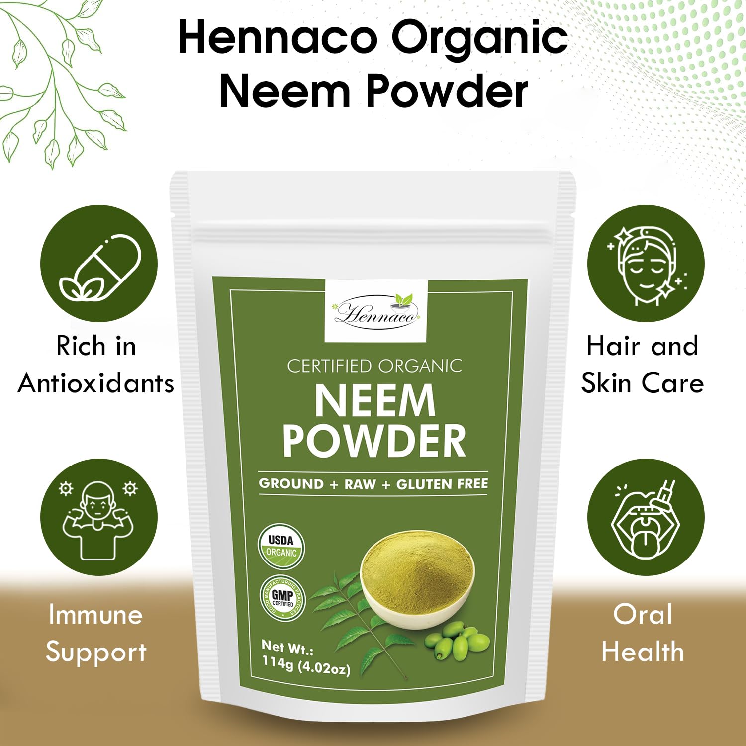 neem powder for detoxifying drinks