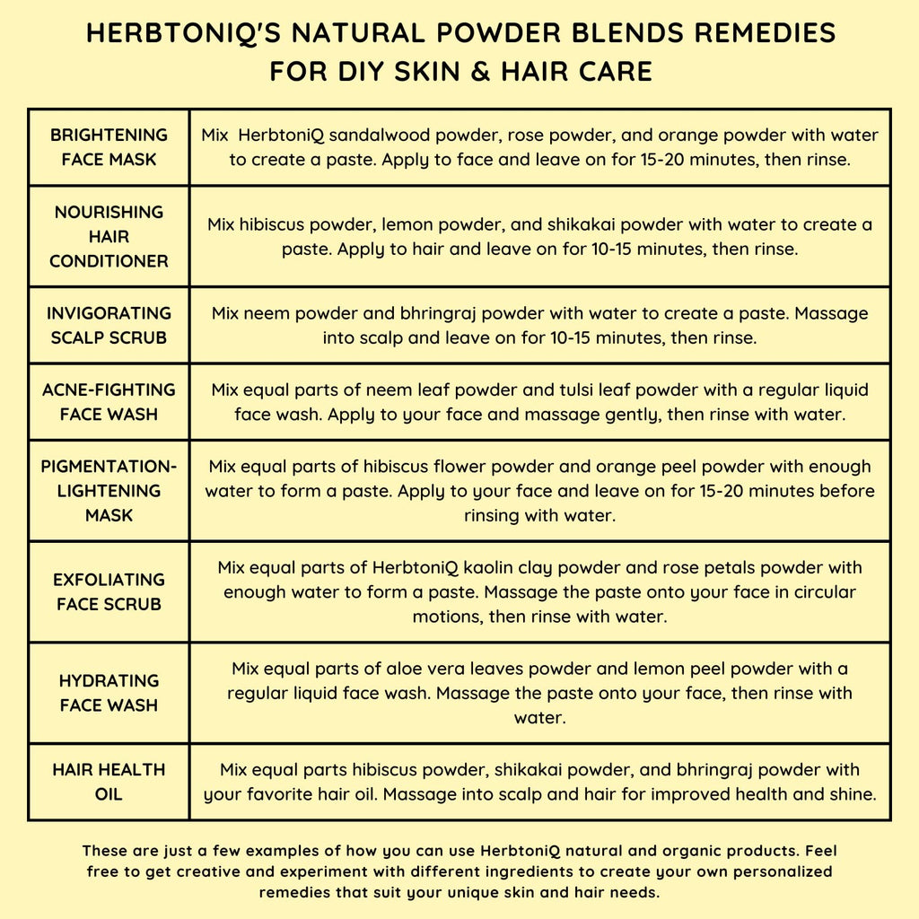 neem powder for healthy scalp