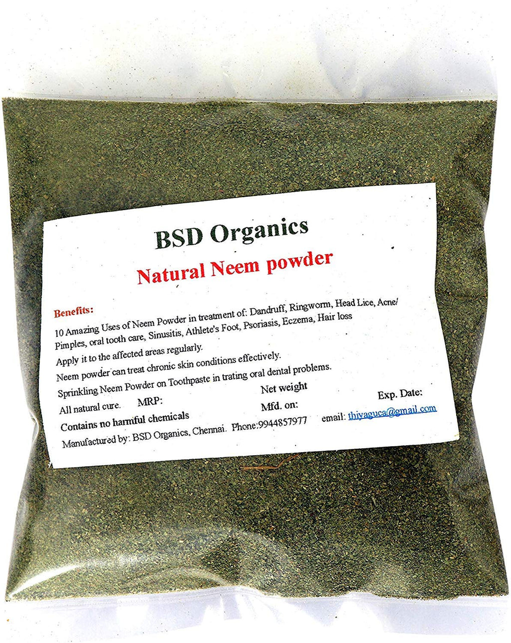 neem powder for healthy skin