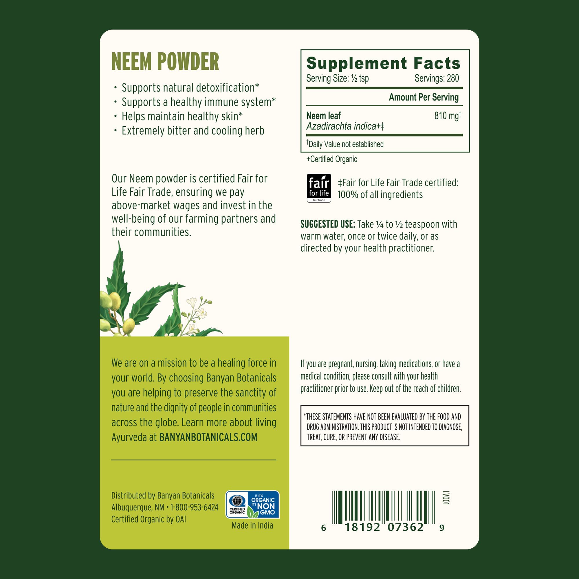neem powder for holistic health