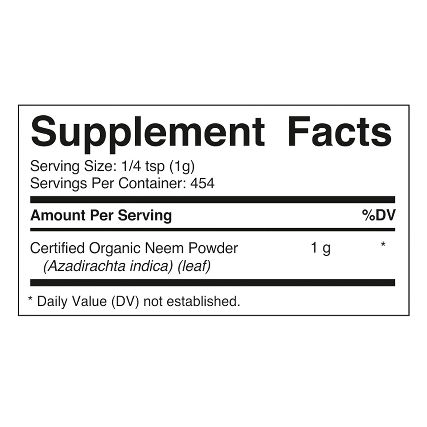 neem powder for immune support
