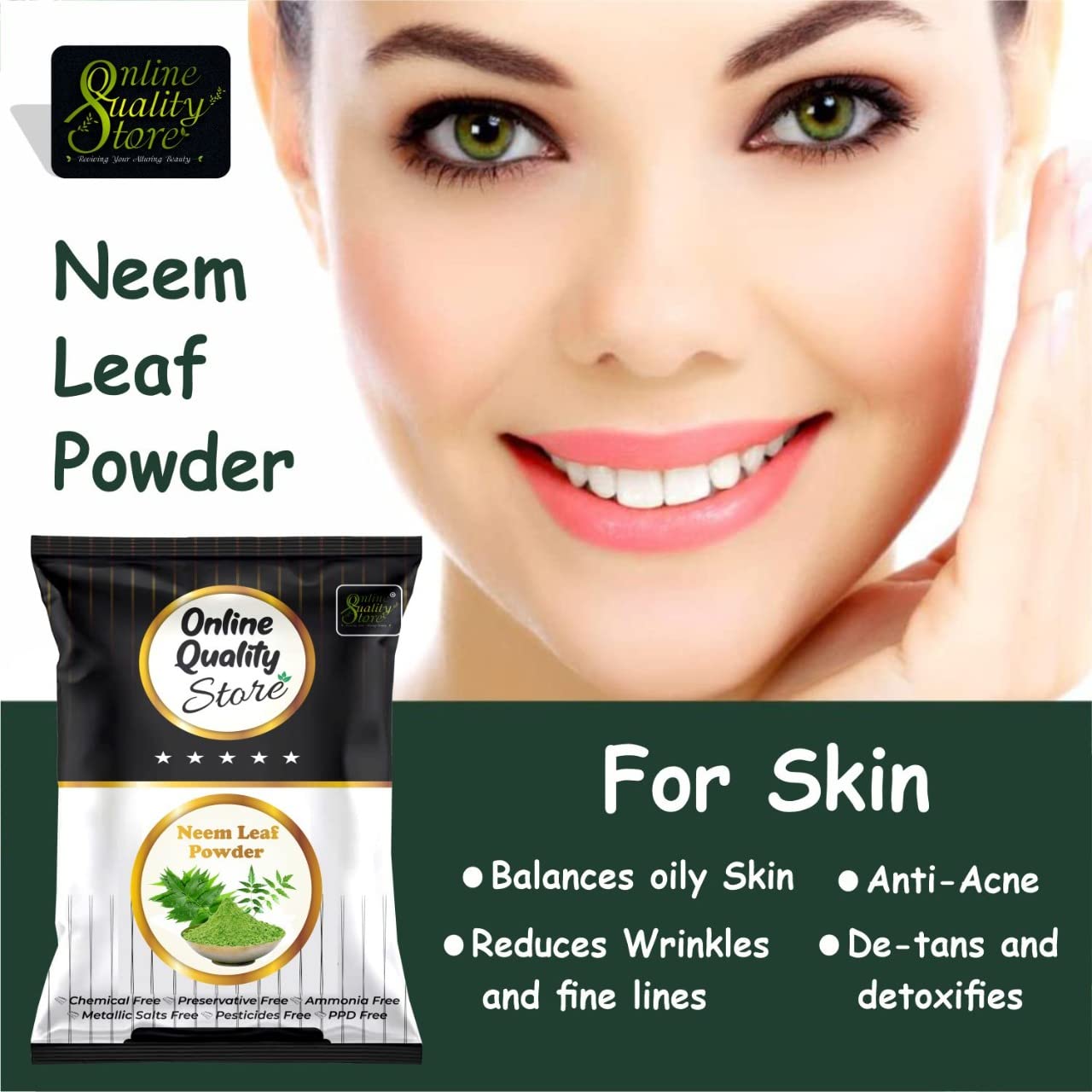 neem powder for oily skin
