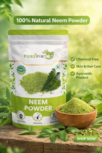 neem powder for silky hair