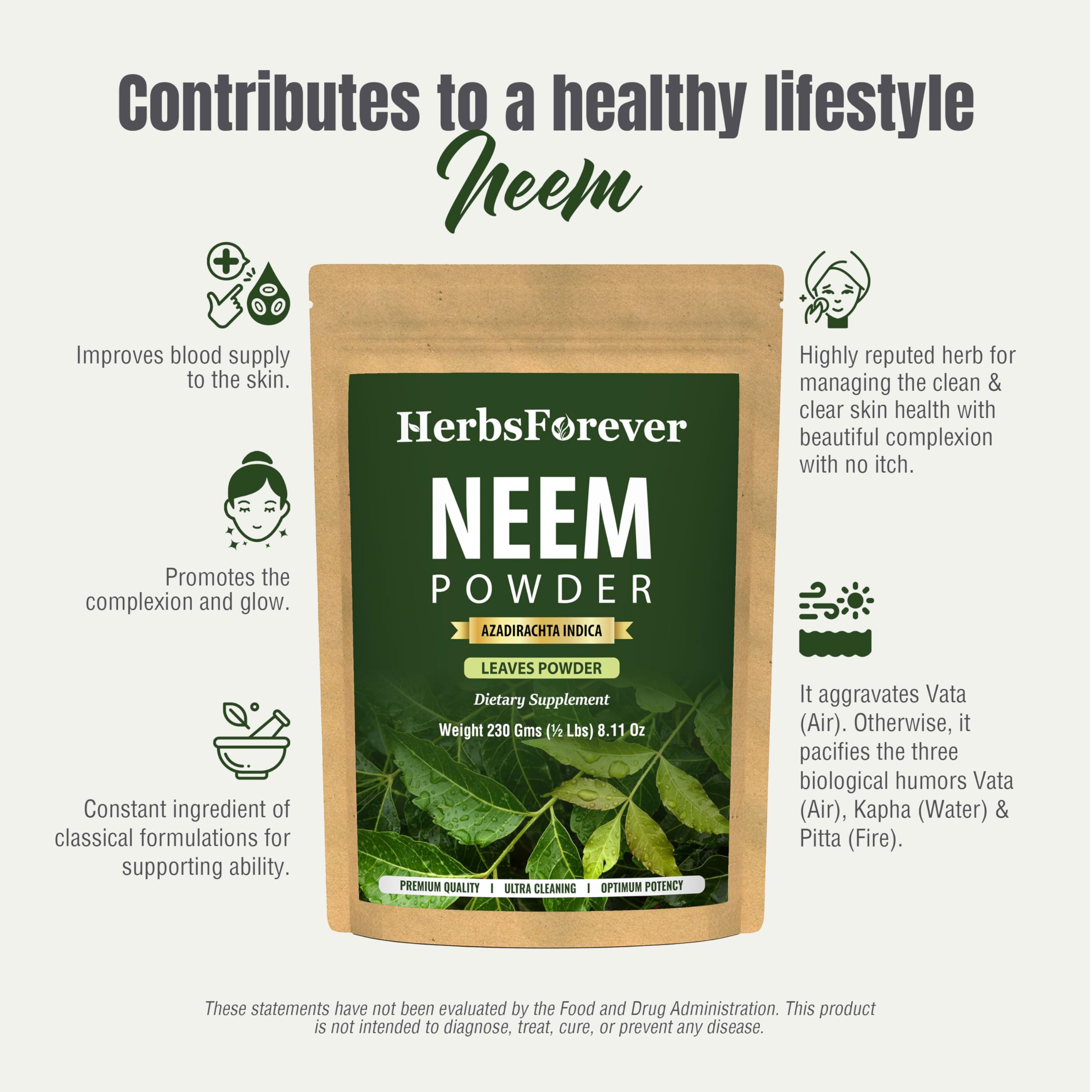 neem powder for skin irritation