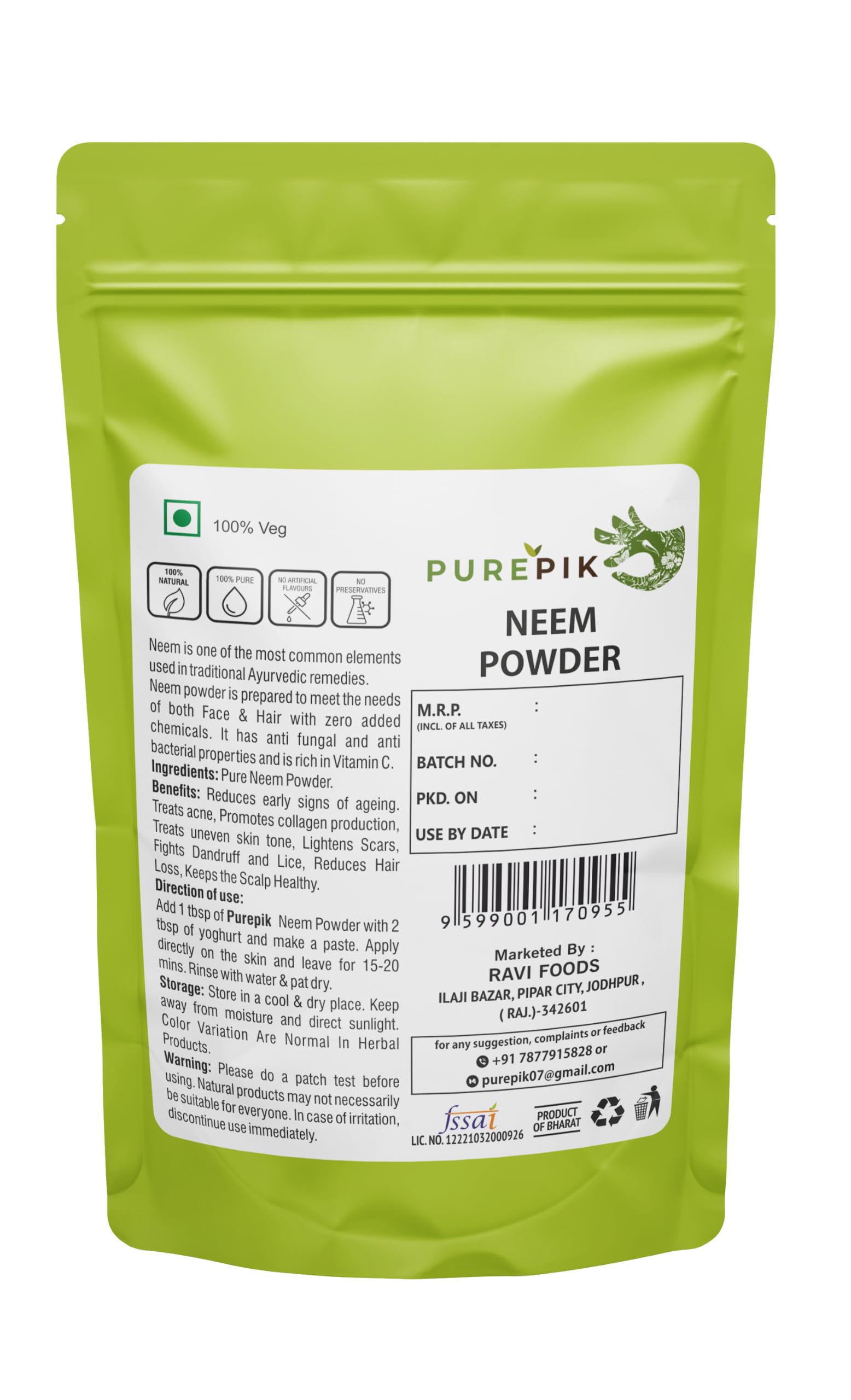 neem powder natural cleanser