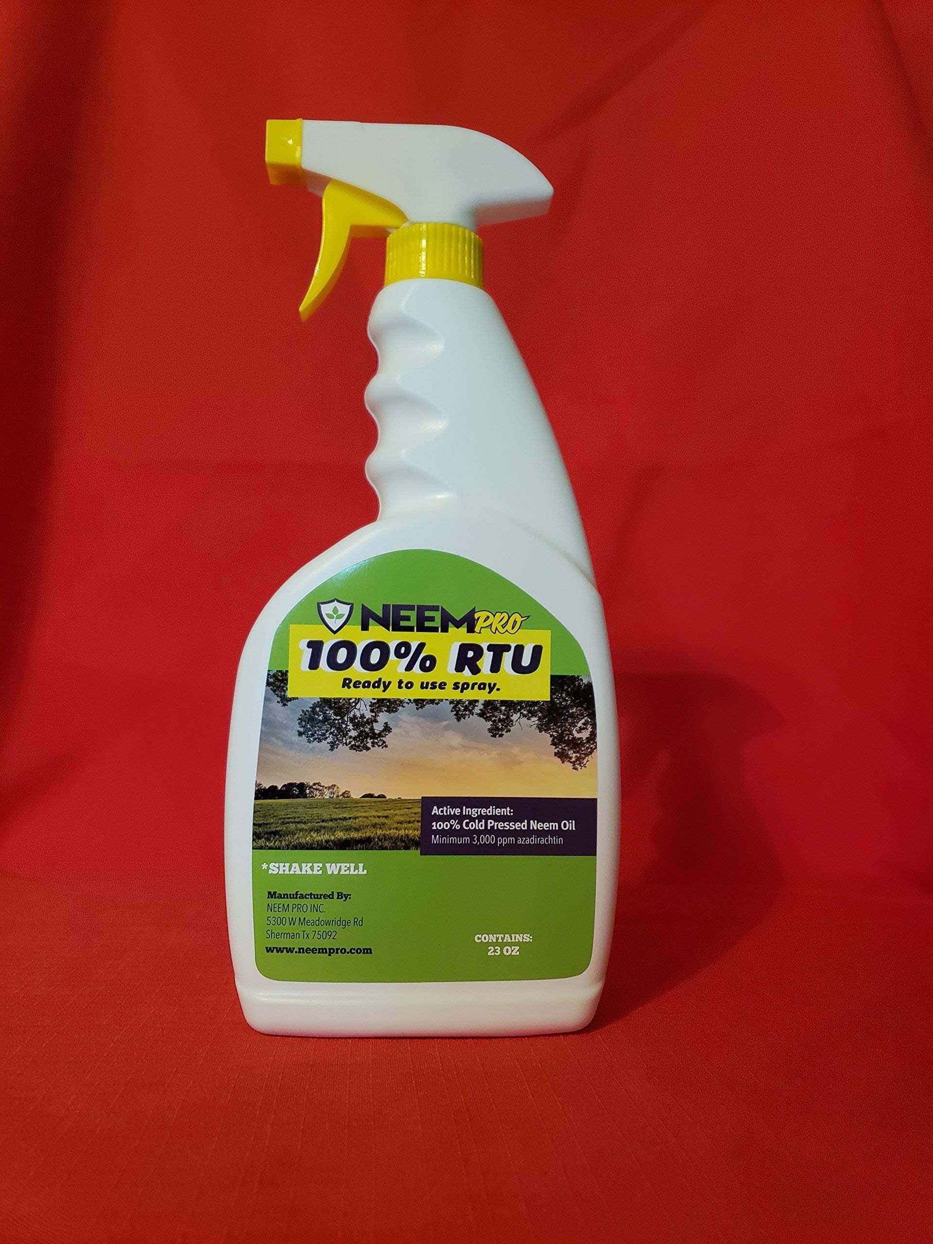 Neem spray for organic pest control