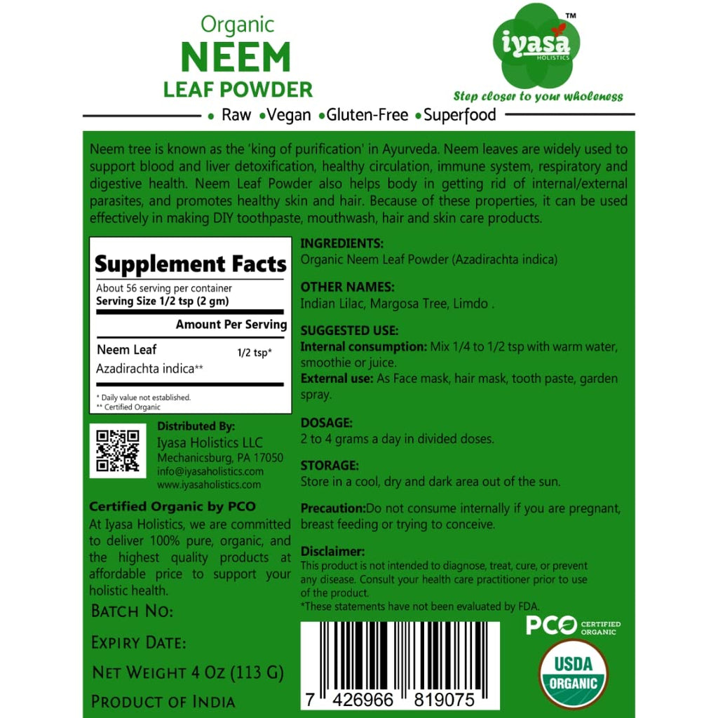 neem super greens for clear skin