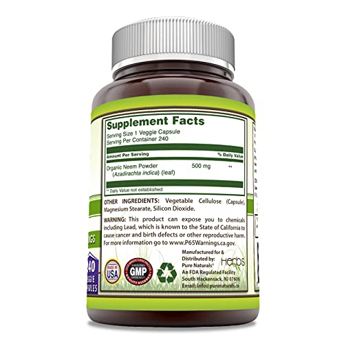 neem supplement for vegetarians