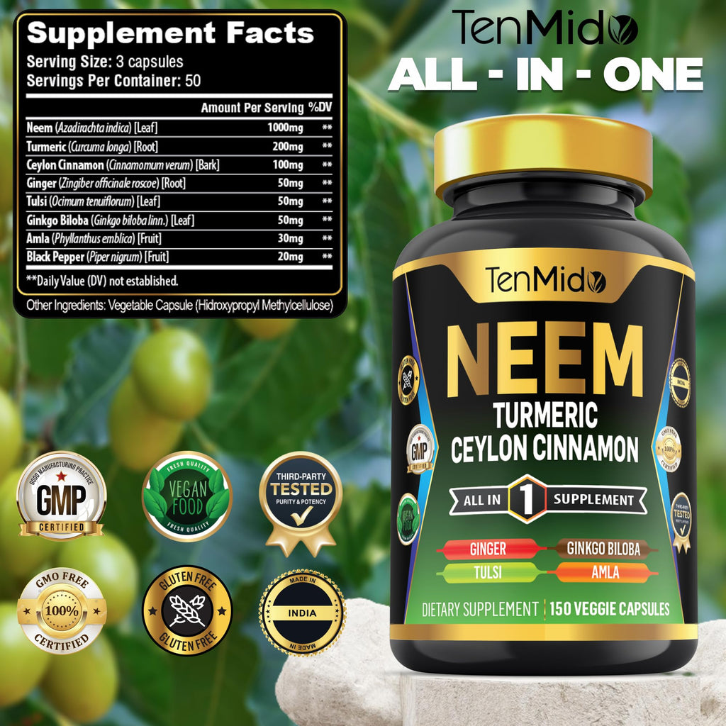neem supplement with turmeric benefits