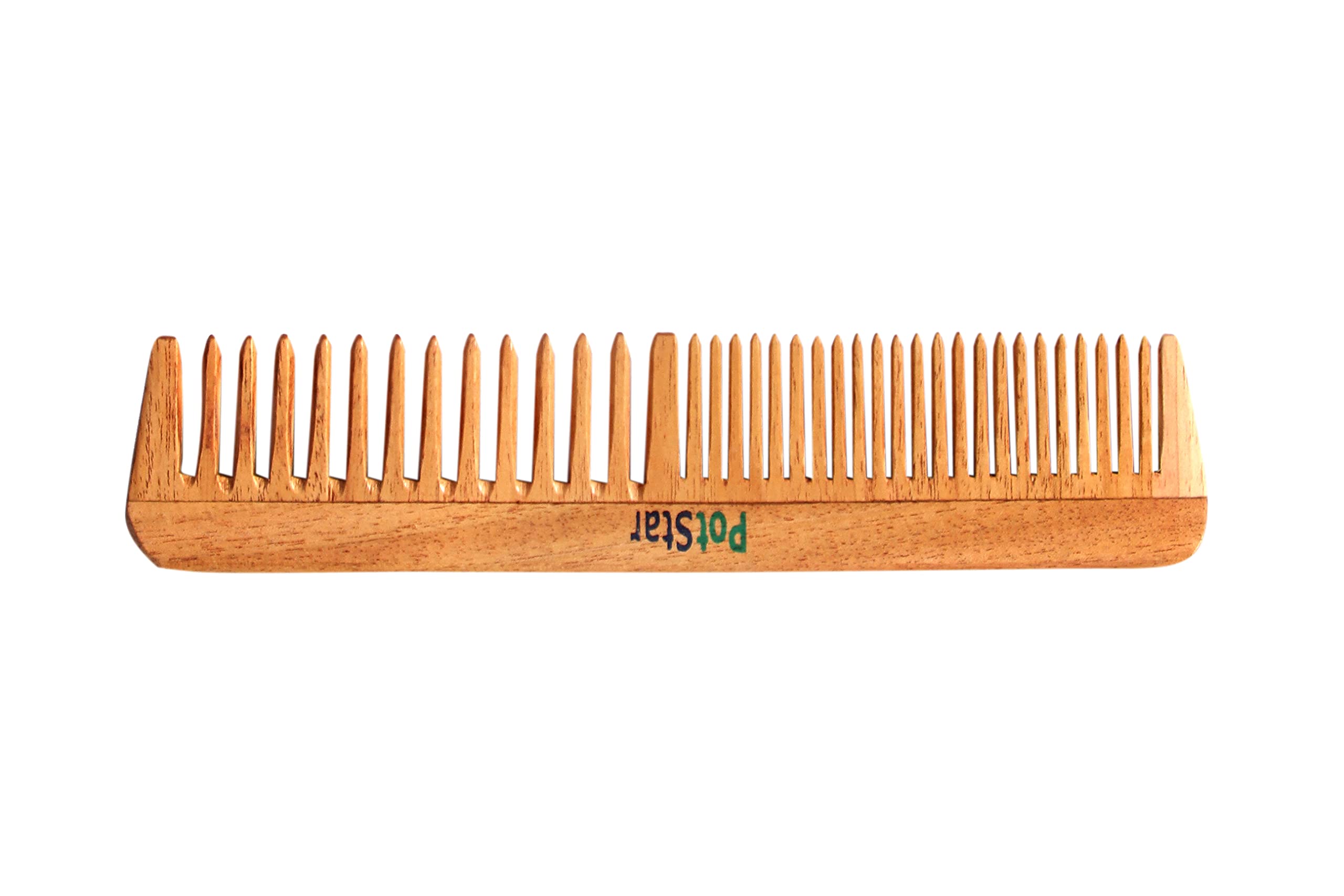 neem wood comb for detangling