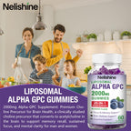 Nelishine gummies for cognitive support