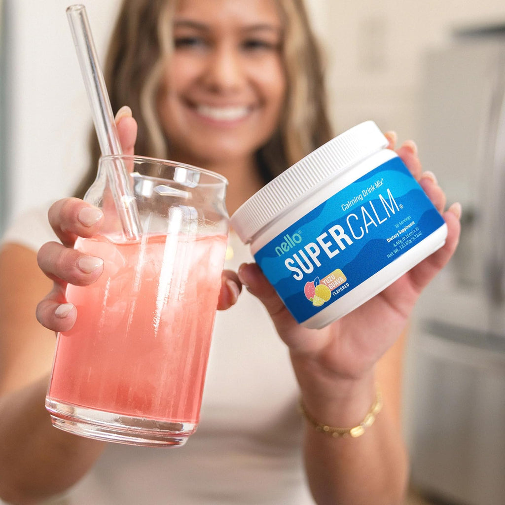 Nello powdered drink for relaxation