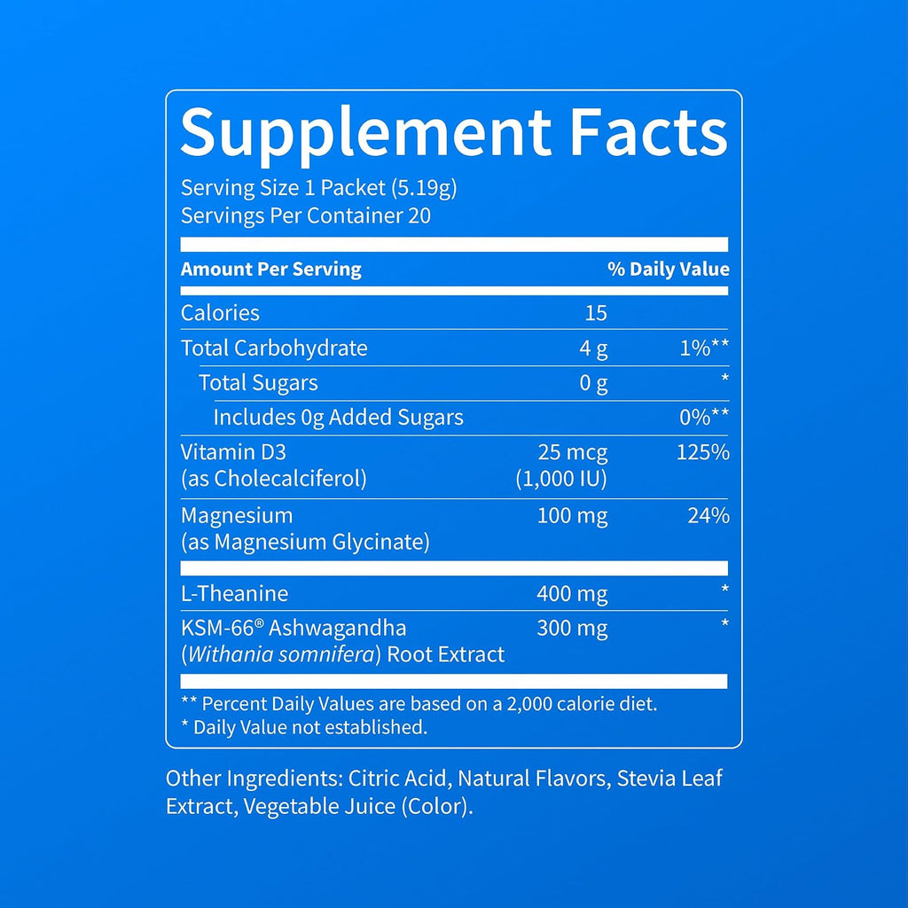 Nello Supercalm drink mix benefits