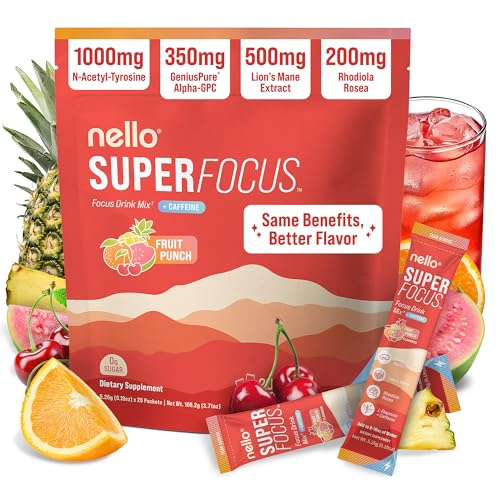 Nello Superfocus nootropic drink mix