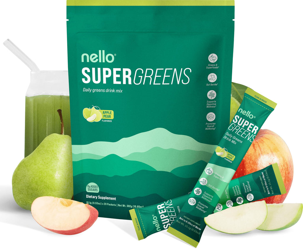 Nello Supergreens chlorella drink mix