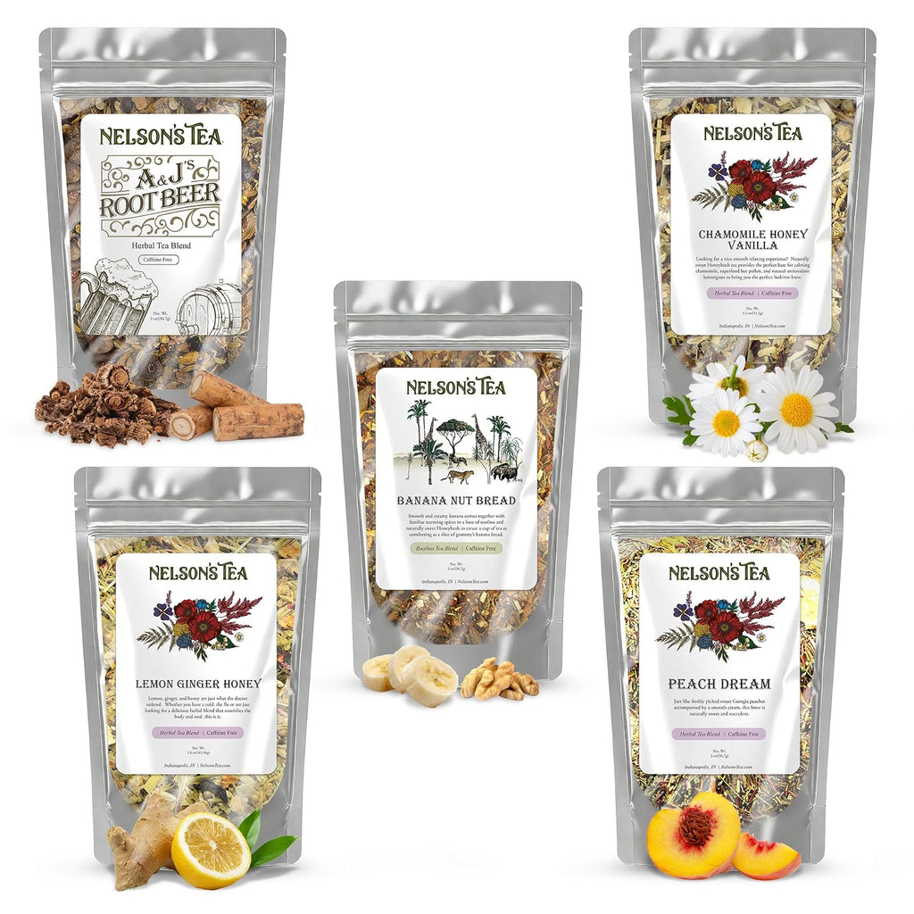 Nelson's caffeine free herbal tea sampler